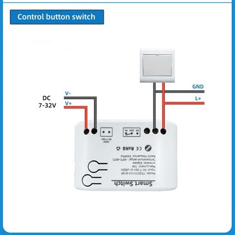 Interruptor Zigbee Inteligente Tuya Con Sensor De Temperatura Relé