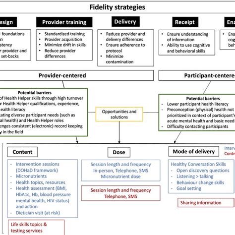 Conceptual Framework Of Fidelity Strategies Applied To The Download Scientific Diagram