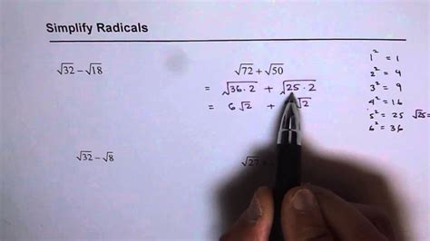 Add Or Subtract Radicals YouTube