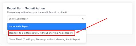 how to create a lead generation form and redirect to a specific url