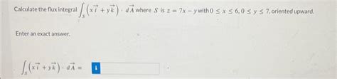 Solved Calculate The Flux Integral ∫sxiyk⋅da Where S Is