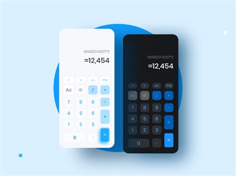 calculator app design dailyui