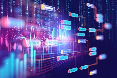 digital code number abstract technology background stock illustration