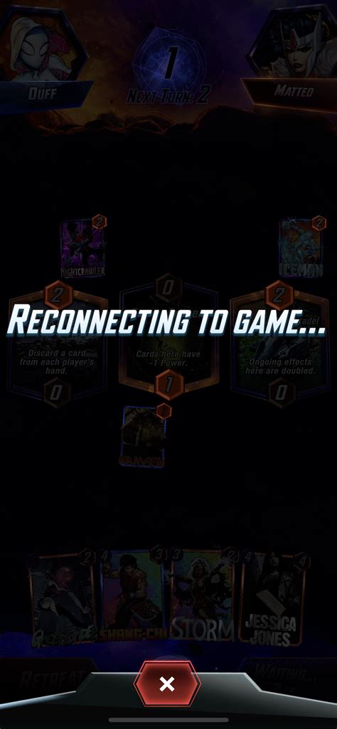 Stuck In A Reconnecting Loop Rmarvelsnap