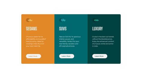 Frontend Mentor 3 Column Preview Card Mobile First Responsive Design