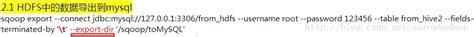 Sqoop详细总结 使用sqoop将hdfshivehbase与mysqloracle中的数据相互导入、导出sqoop能把