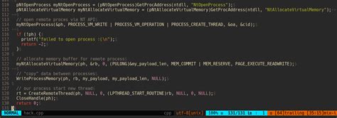 Code Injection Via Undocumented Native Api Functions Simple C Example Cocomelonc
