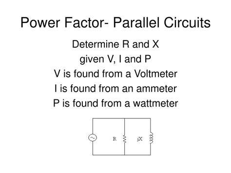 PPT Power Factor Parallel Circuits PowerPoint Presentation Free Download ID