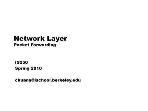 ppt network layer packet forwarding powerpoint presentation free