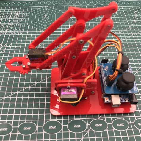 mearm joystick mini industrial robotic factory arm deluxe kit with