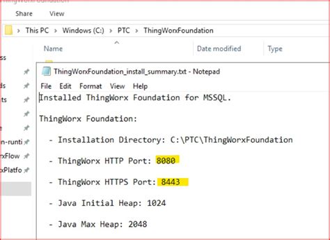 Solved Cannot Access Thingworx Flow Ptc Community