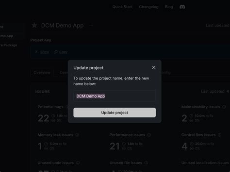 Single Project Overview Dcm Code Quality Tool For Flutter Developers