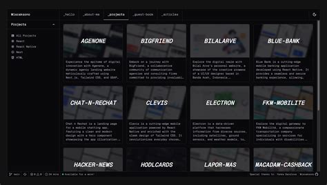 wisnu s homepage wiscaksono site