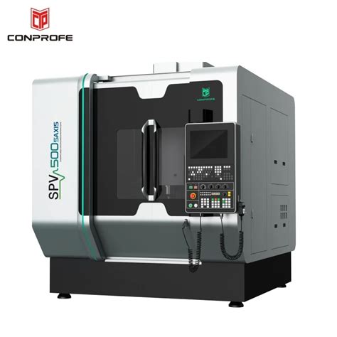 Ultrasonic 5 Axis Cnc Milling Machine Vmc500 Vertical Machine Center With 24 Tool Magazine