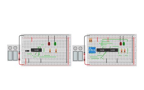 Circuit Design Dff Tinkercad