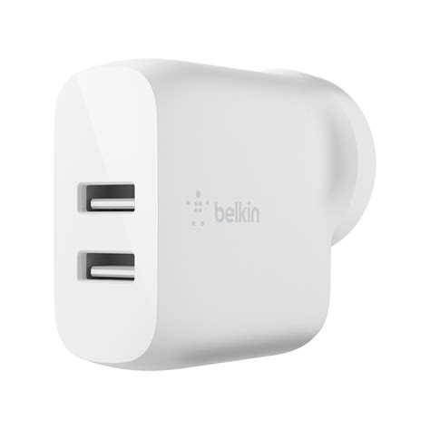 Belkin Boost Charge Dual Usb A Wall Charger W Usb A To Usb C Cable White Big W