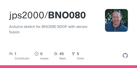 GitHub Jps BNO Arduino Sketch For BNO DOF With Sensor Fusion