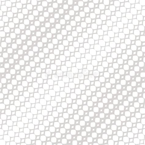 Silver Diagonal Halftone Seamless Pattern White And Gray Vector