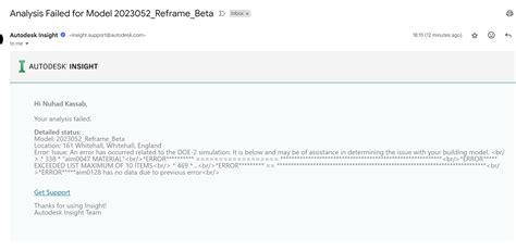 analysis failed autodesk community