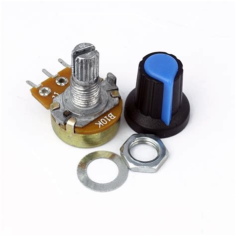 Potentiometru Rotativ Liniar 10k Ohm Cu Buton Multicolor Emag Ro