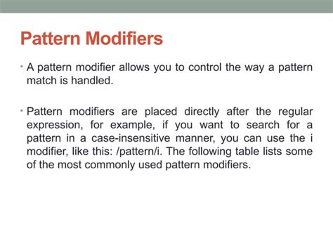 Regular Expressions In Php Programming Language Pptx