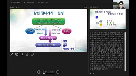 원리강의 창조본연의 가치 결정 Youtube