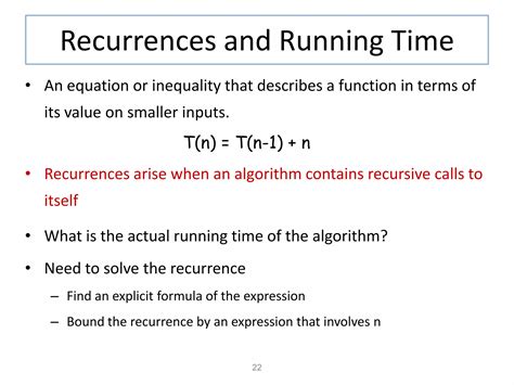 Lecture 5 67 Divide And Conquer And Method Of Solving Recurrences Pdf