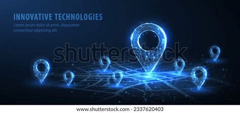 Abstract City Map With Pointers Gps Navigation Plan Vector D Images Stock Photos D