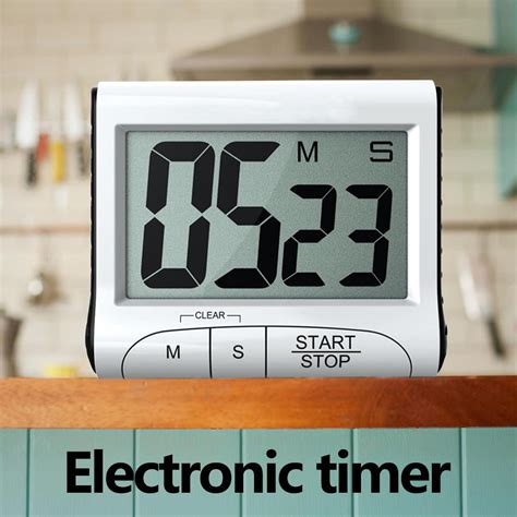 Lcd Digital Kitchen Timer Alarm Practical Cooking Grandado