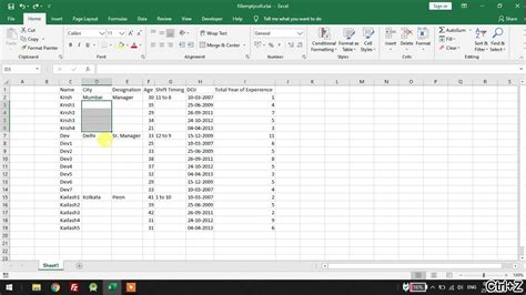 Fill Blank Or Empty Cells In Excel With Value From Above Quickly Youtube