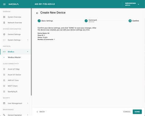 Data Ingestion Modbus Connections Moxa