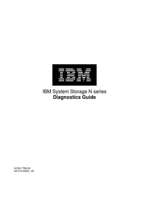 Ibm System Storage N Series Diagnostics Guide Pdf Electrical Connector Control Flow