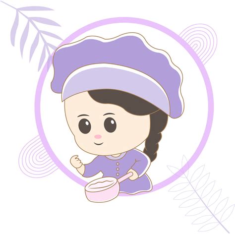 Cute Chibi Chef Character 20864726 Vector Art At Vecteezy