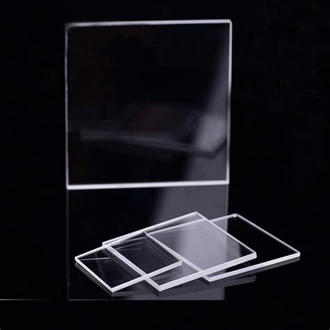 Clear Fused Quartz Glass Disc