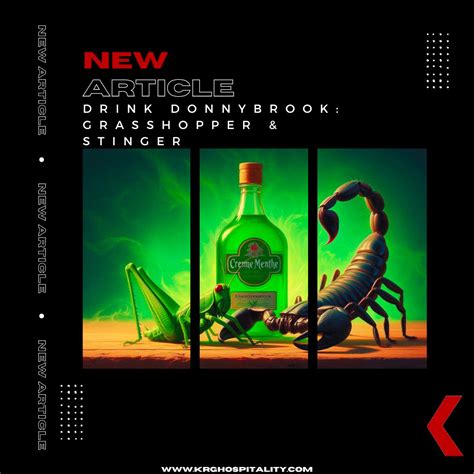 Krg Hospitality Inc On Linkedin Grasshopper Stinger Cocktail