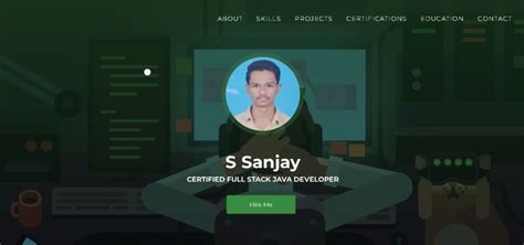 portfolio java python sql sql html css javascript jdbc spring… sanjay sakaray