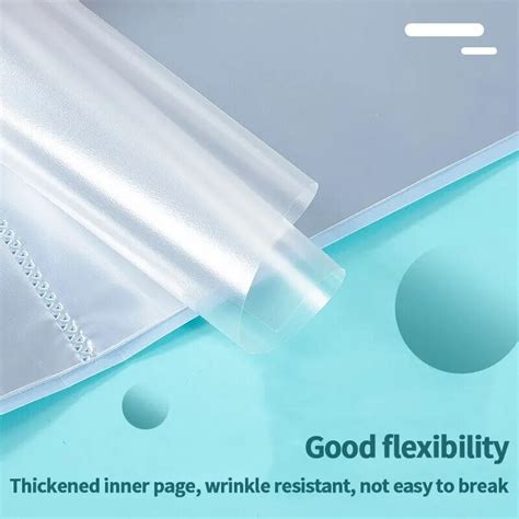 Badu Bg Информационна брошура A4 Прозрачна папка за вмъкване Pp Студентска тестова чанта Тест за