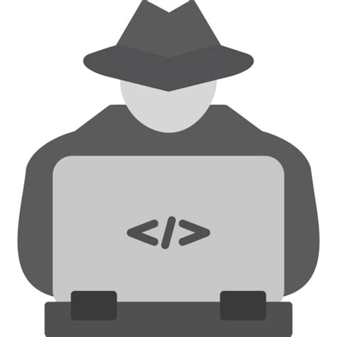 Hacker Generic Grey Icon