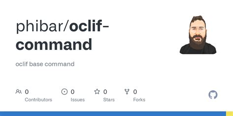Github Phibaroclif Command Oclif Base Command