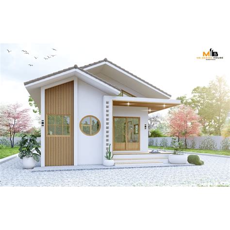 M02 แบบบ้านสำเร็จรูปสไตล์มินิมอลมูจิ ระเบียง3ห้องนอน1ห้องน้ำ Shopee Thailand