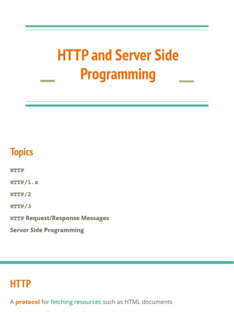 16 And Server Side Programming Pdf World Wide Web Internet