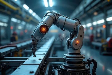 Advanced Industrial Automation In Action Stock Illustration Illustration Of Movement