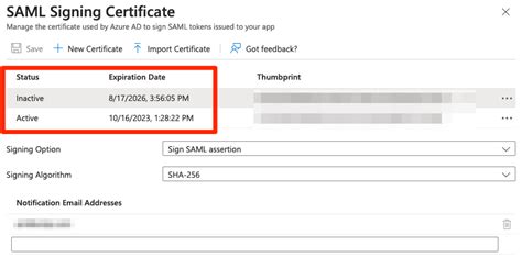 Certificate Expiry When Using Azure Ad To Federate With Aws Sso Anthayescloud