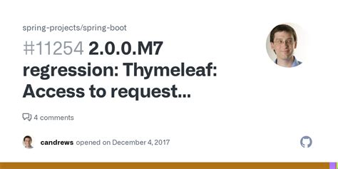 200m7 Regression Thymeleaf Access To Request Parameters Is