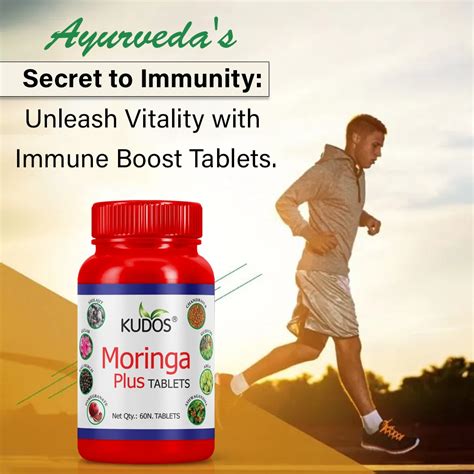 Moringa Plus 60 Tablets Kudos Ayurveda