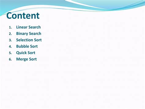 Searching And Sorting Algorithms Ppt