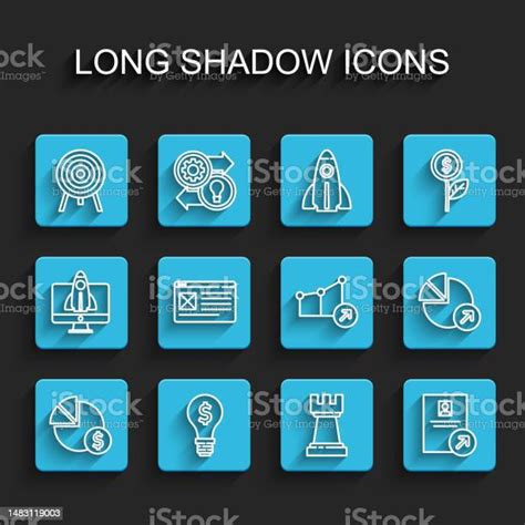선 파이 차트와 달러 전구 대상 체스 직업 승진 브라우저 창 재무 성장 및 아이콘을 설정합니다 벡터 금융 기술에 대한 스톡 벡터