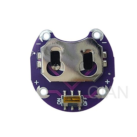 Cr2032 Coin Battery Holder Switch Module Arduino Compatible