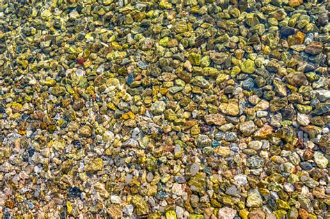 Lingkaran Dasar Laut Ombak Di Pantai Berpasir Ombak Menghantam Pantai Dan Perlahan Memudar Ombak