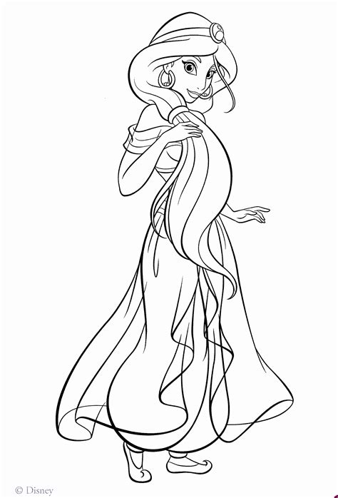 Disney Jasmine Coloring Pages At Getdrawings Free Download